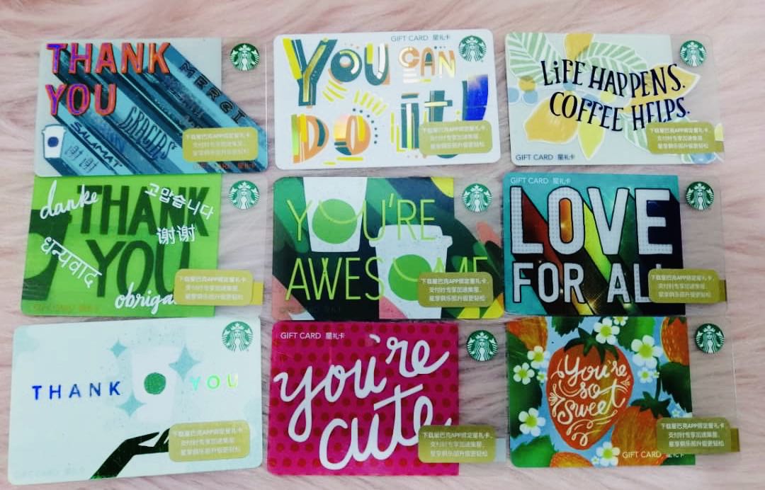 Starbucks Cards for collection, Everything Else, Others on Carousell