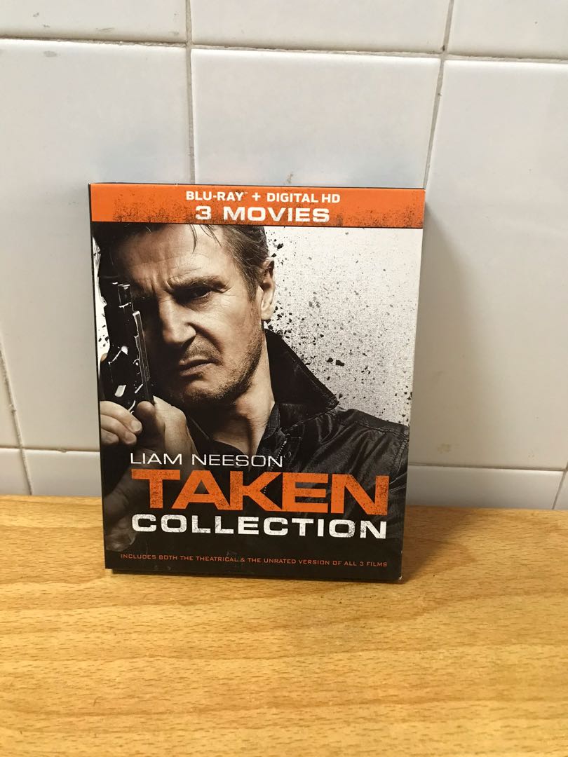Taken-The 3-Movie Collection-Original and Genuine Blu ray from USA ...