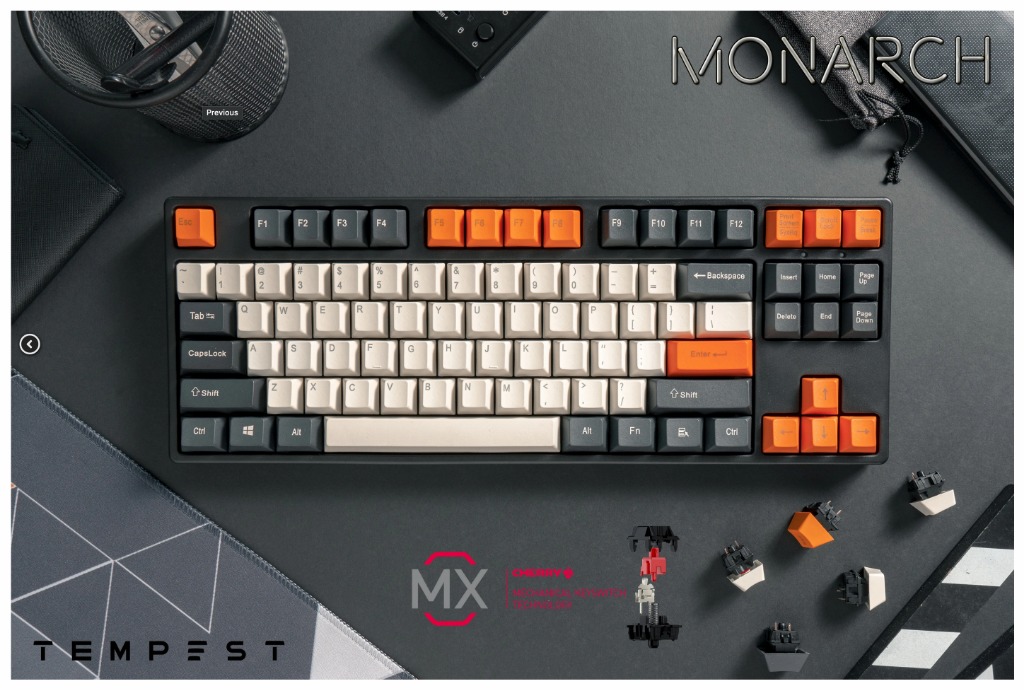 Tempest Kirin Mechanical Keyboard Cherry MX Reds, Computers & Tech ...