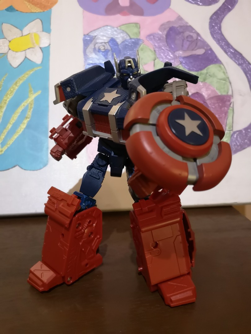 Transformers Captain America, Hobbies & Toys, Toys & Games on Carousell