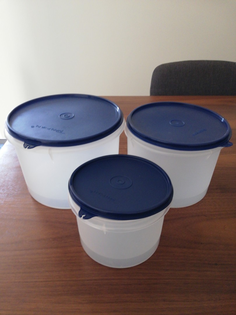 Tupperware Trio Keeper Set, Furniture & Home Living, Kitchenware ...