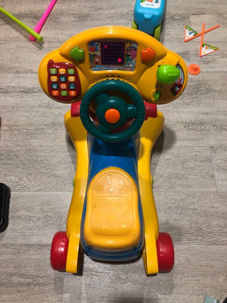 Vtech 3 in 1 smart wheel, Babies & Kids, Infant Playtime on Carousell