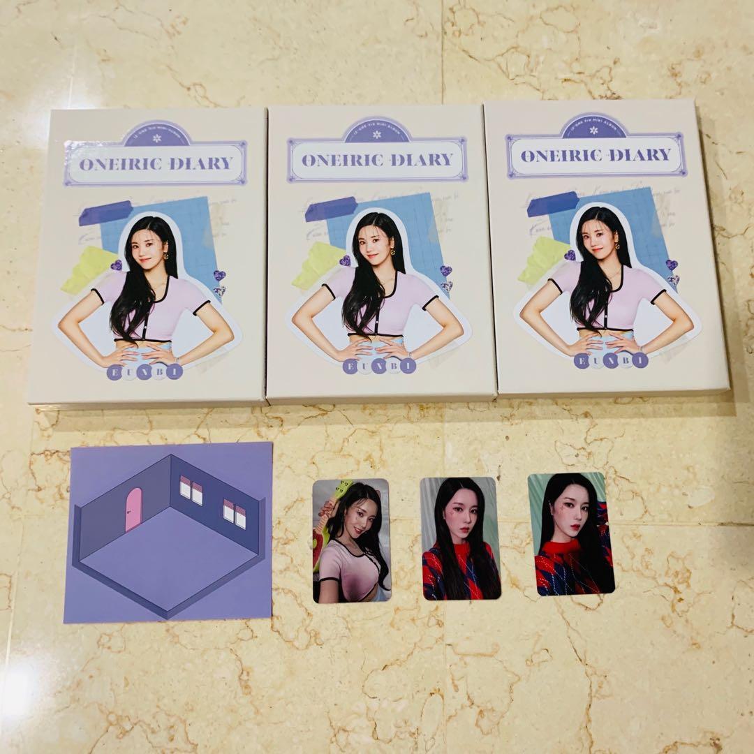 [WTS/WTT] IZ*ONE EUNBI ONEIRIC DIARY ALBUM ITEMS (PCS/FANSIGN PHOTOCARDS/ALBUM/POSTER) [IZONE ...