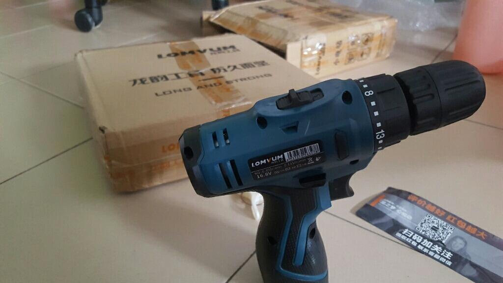 12v Lomvum Electric Screwdriver Hand Drill Multifunction Lithium