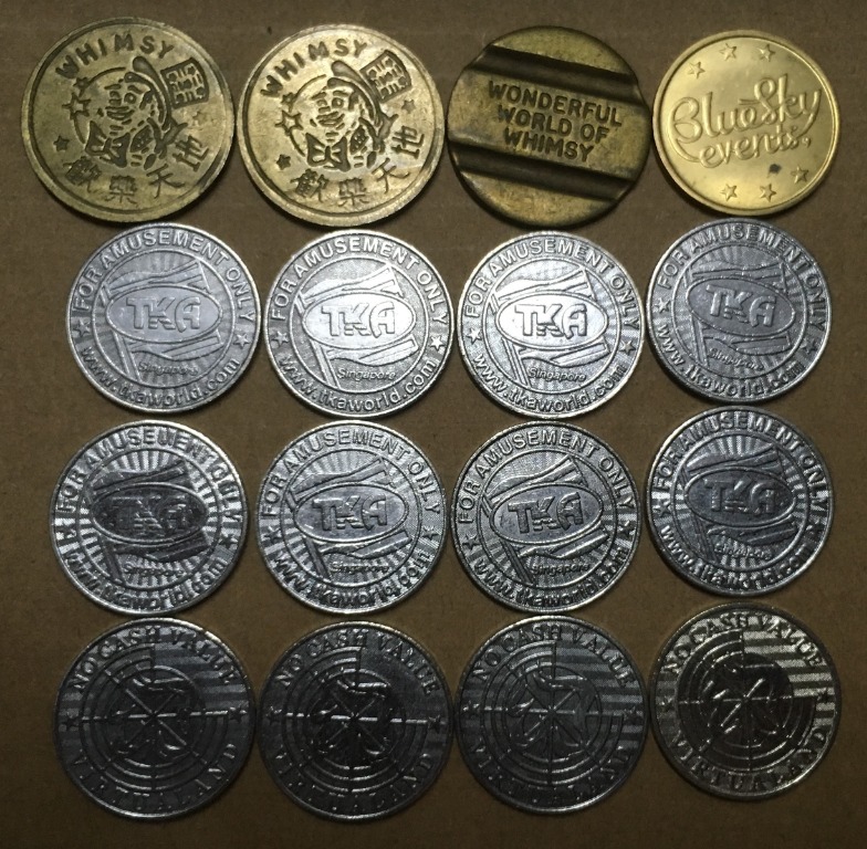 Amusement Park Fun Fair Tokens for Sale - Virtualand Whimsy, Tickets ...