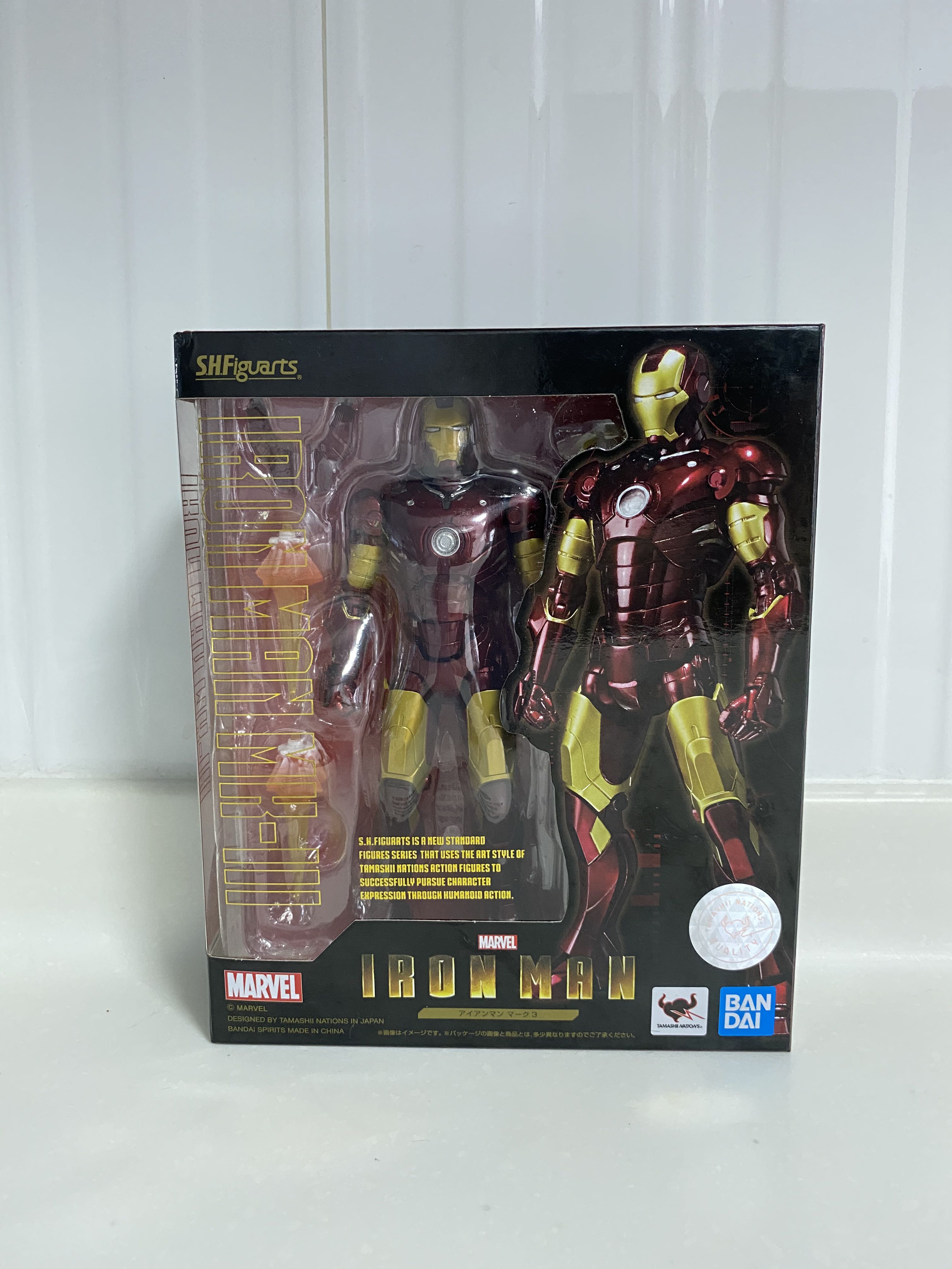 Bandai Marvel S.H. Figuarts SHF Iron Man Mk 3 (Scales with Mafex ...