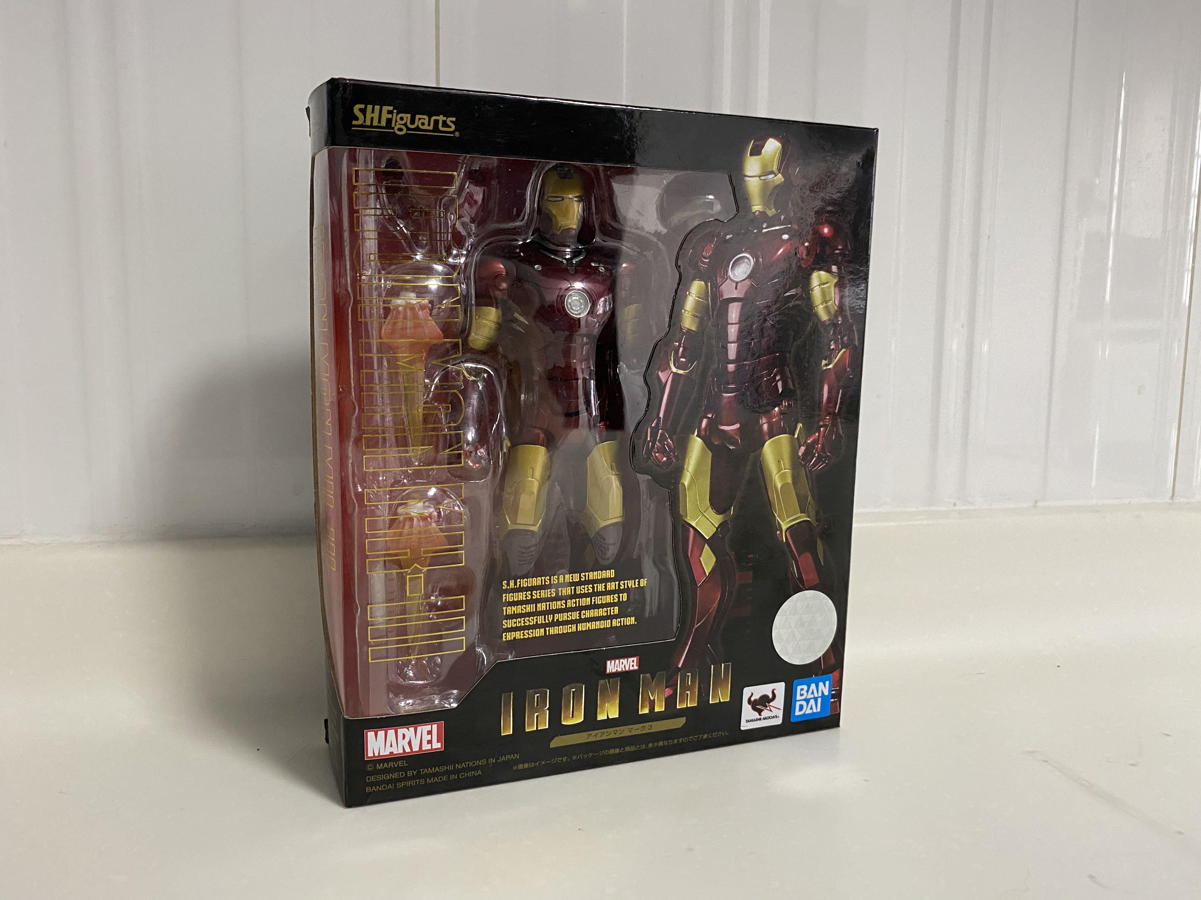 Bandai Marvel S.H. Figuarts SHF Iron Man Mk 3 (Scales with Mafex ...