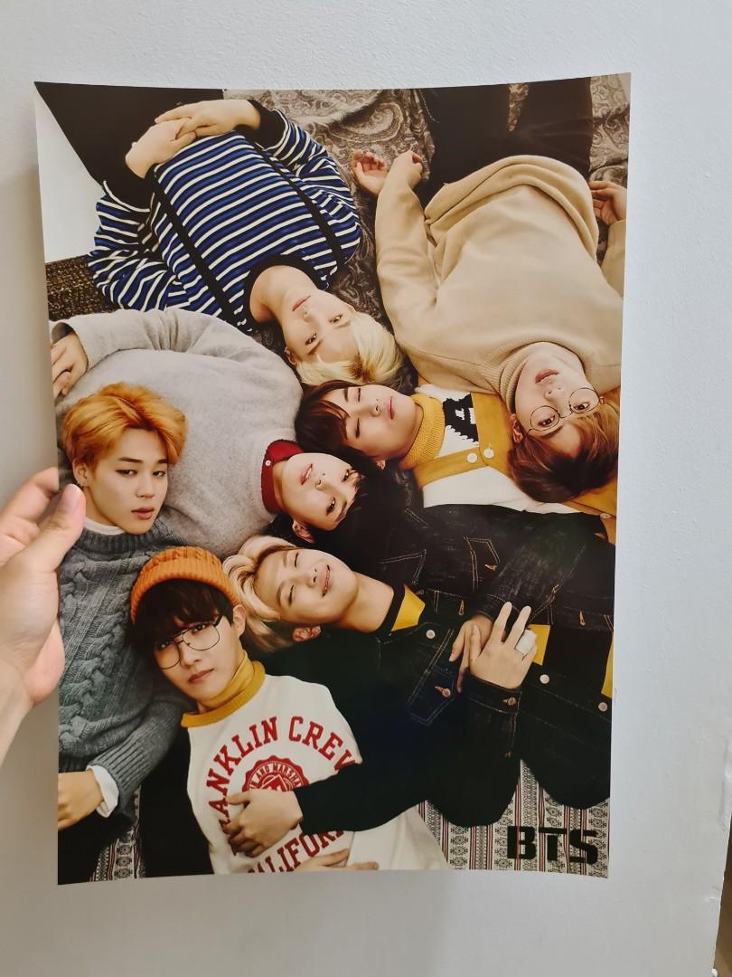 BTS Posters + Sticker Sheet, Hobbies & Toys, Memorabilia & Collectibles ...