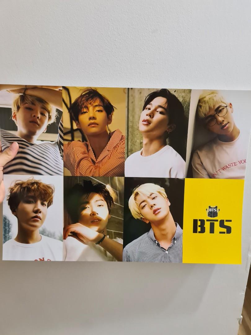 BTS Posters + Sticker Sheet, Hobbies & Toys, Memorabilia & Collectibles ...