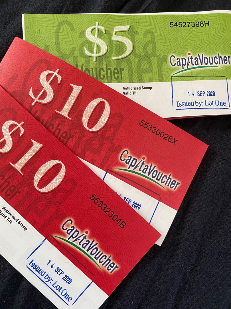 Capitaland Voucher 685$ Worth, Entertainment, Gift Cards & Vouchers on ...