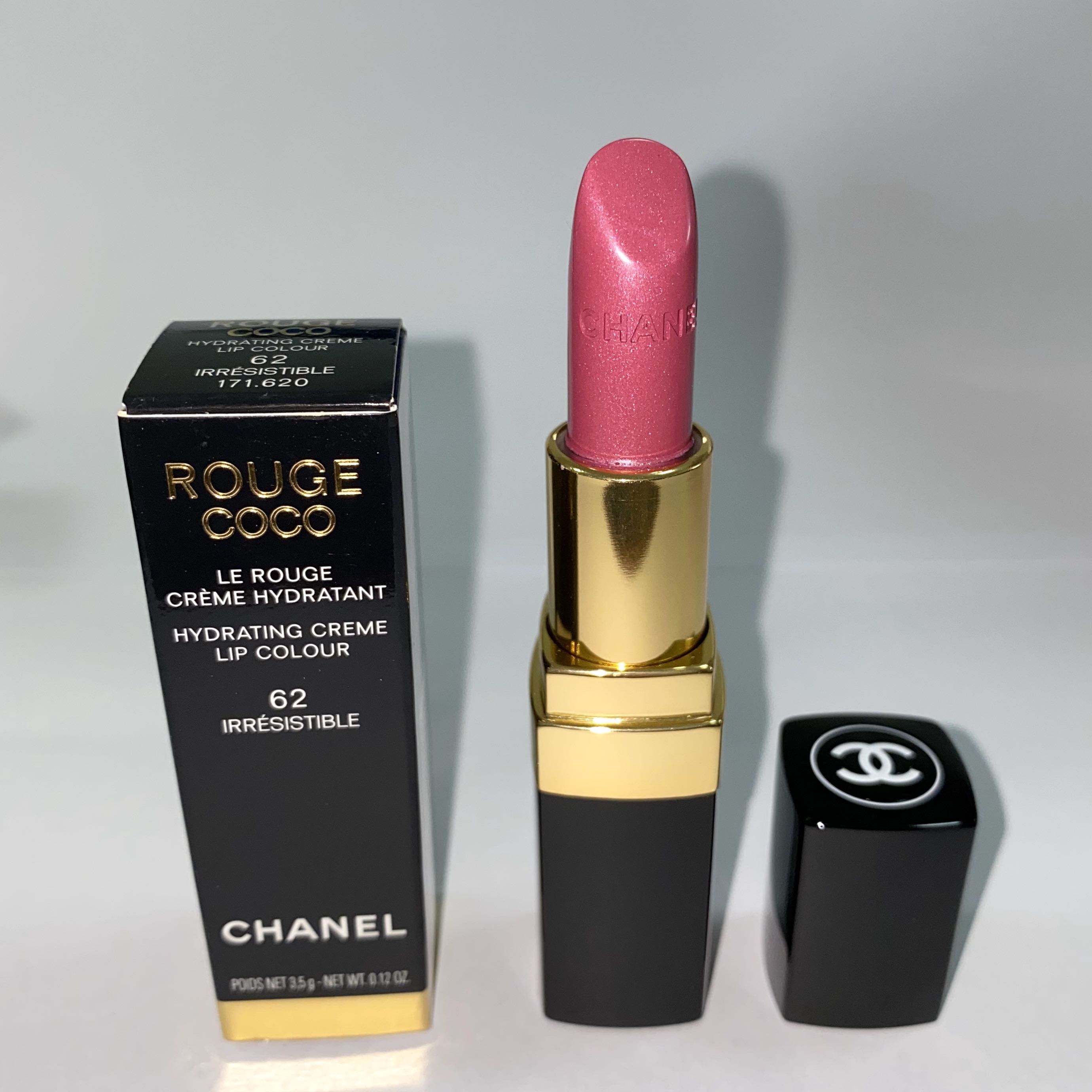 Chanel Rouge Coco Lipstick Lip Colour 62 IRRESISTIBLE, Beauty ...
