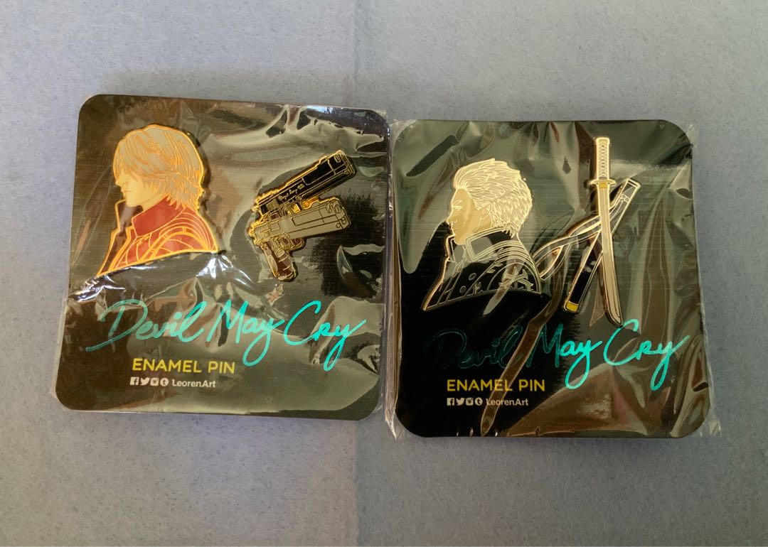 DMC Devil May Cry Enamel Pins, Hobbies & Toys, Memorabilia ...