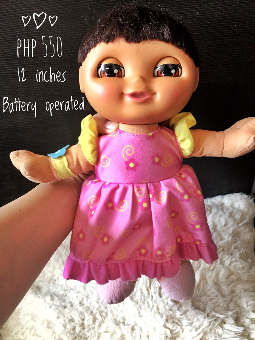 Dora - battery operated, Hobbies & Toys, Toys & Games on Carousell