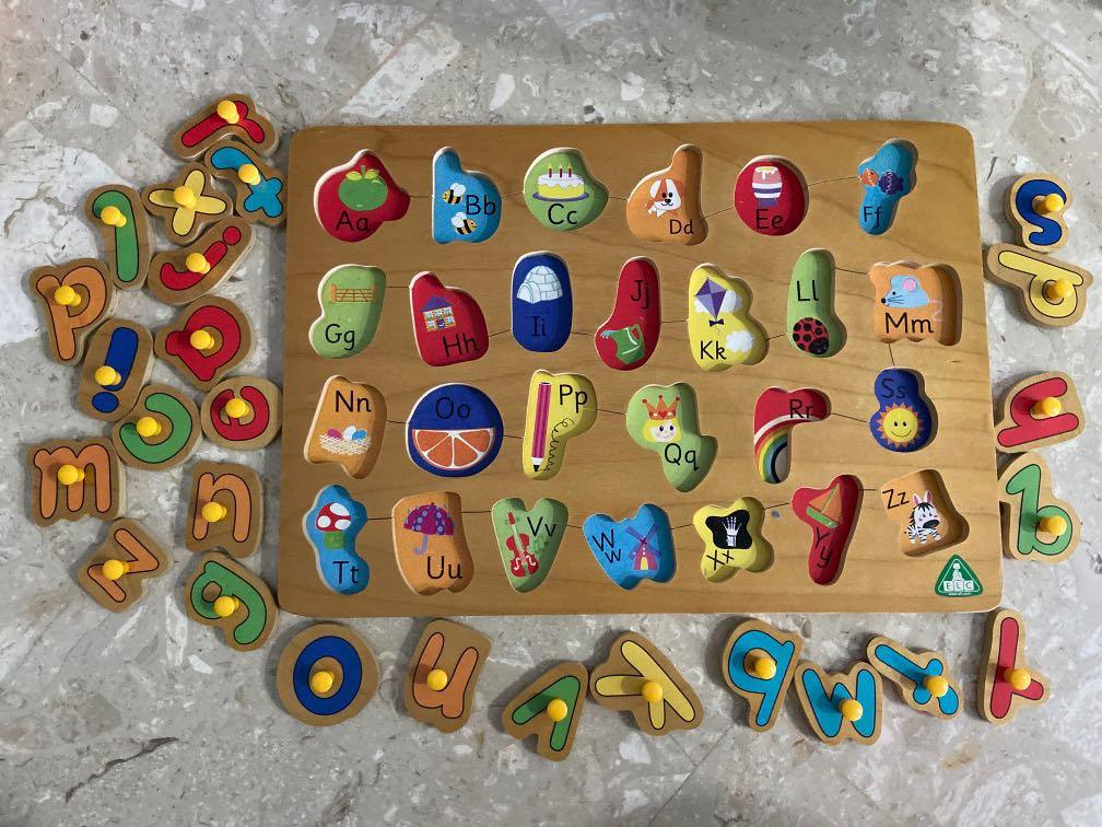 ELC - Alphabet puzzle, Hobbies & Toys, Toys & Games on Carousell