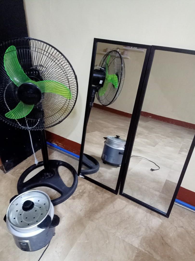 Fan airfinity,asahi ricecooker and 2 mirror one year used take all 2k ...