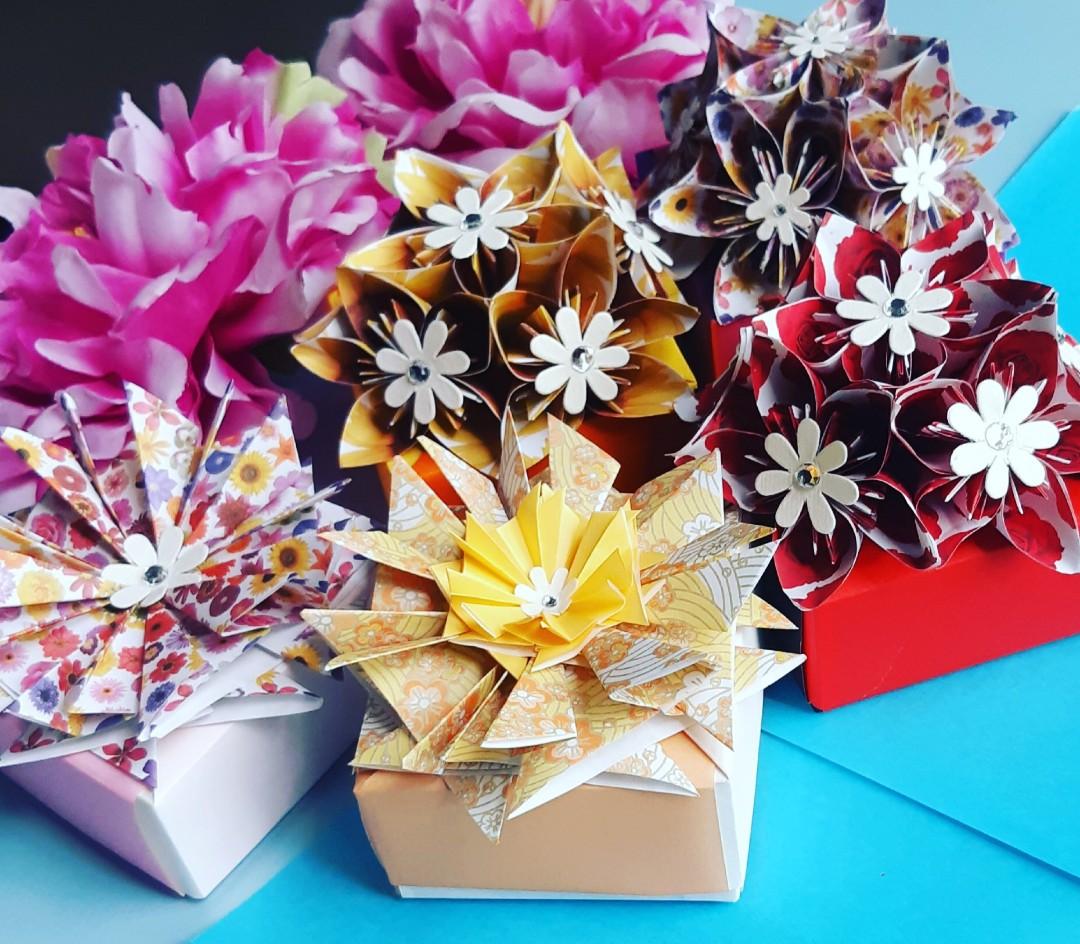 Flower Origami Box, Hobbies & Toys, Stationery & Craft, Occasions ...