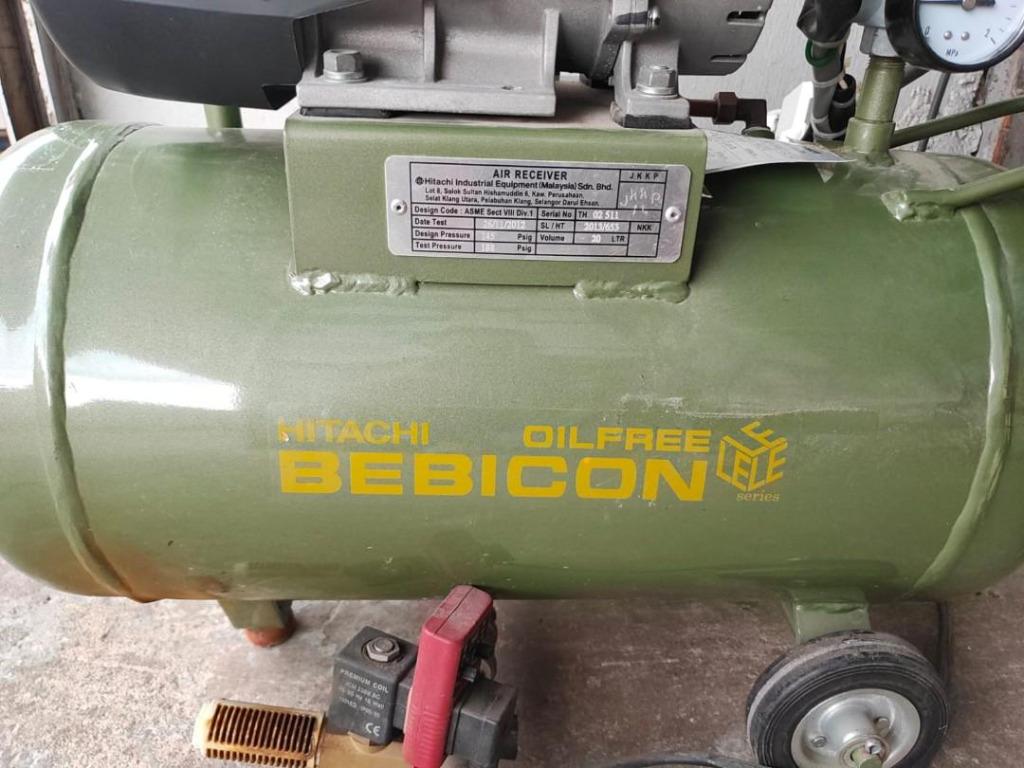 Hitachi Super Oil Free Bebicon Air Compressor @$400 each, Everything ...