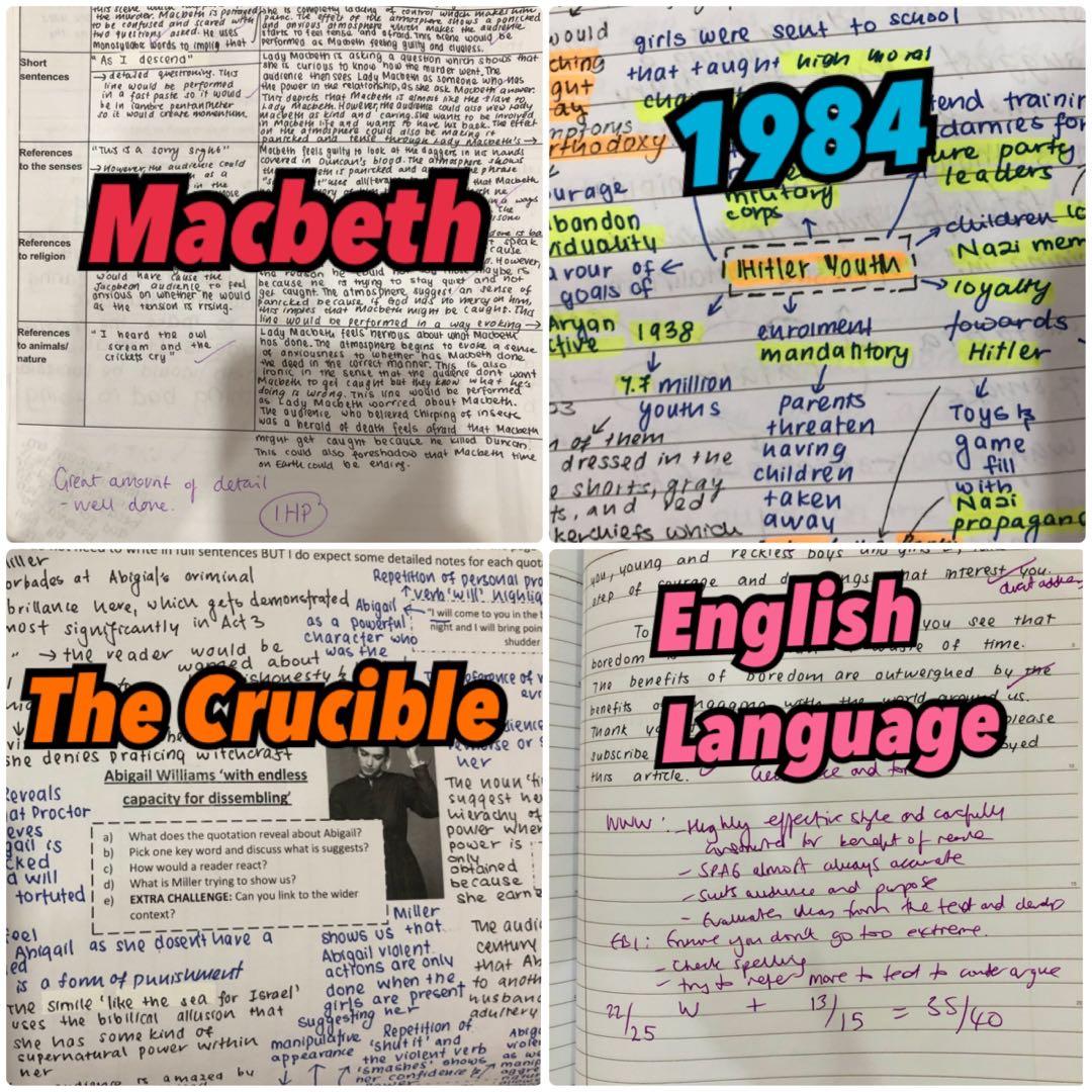 IGCSE English Language and English Literature Note Book, Hobbies & Toys ...