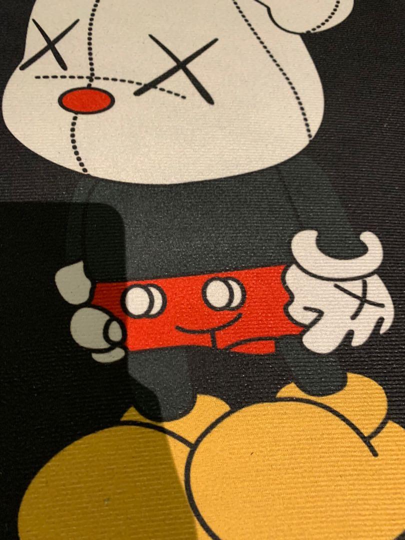 Kaws x Mickey Mouse Mat, Furniture & Home Living, Kitchenware ...