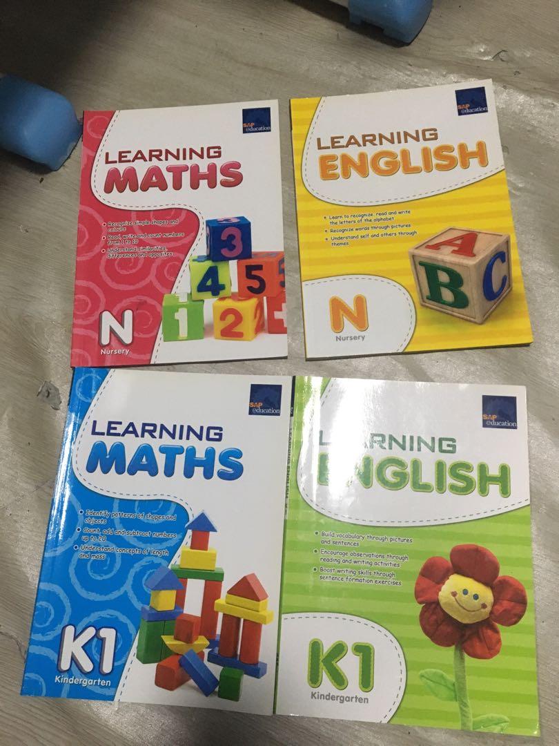 幼稚園練習 Learning English N /K1 Learning Maths N/K1, 興趣及遊戲, 書本 & 文具, 小朋友書 ...