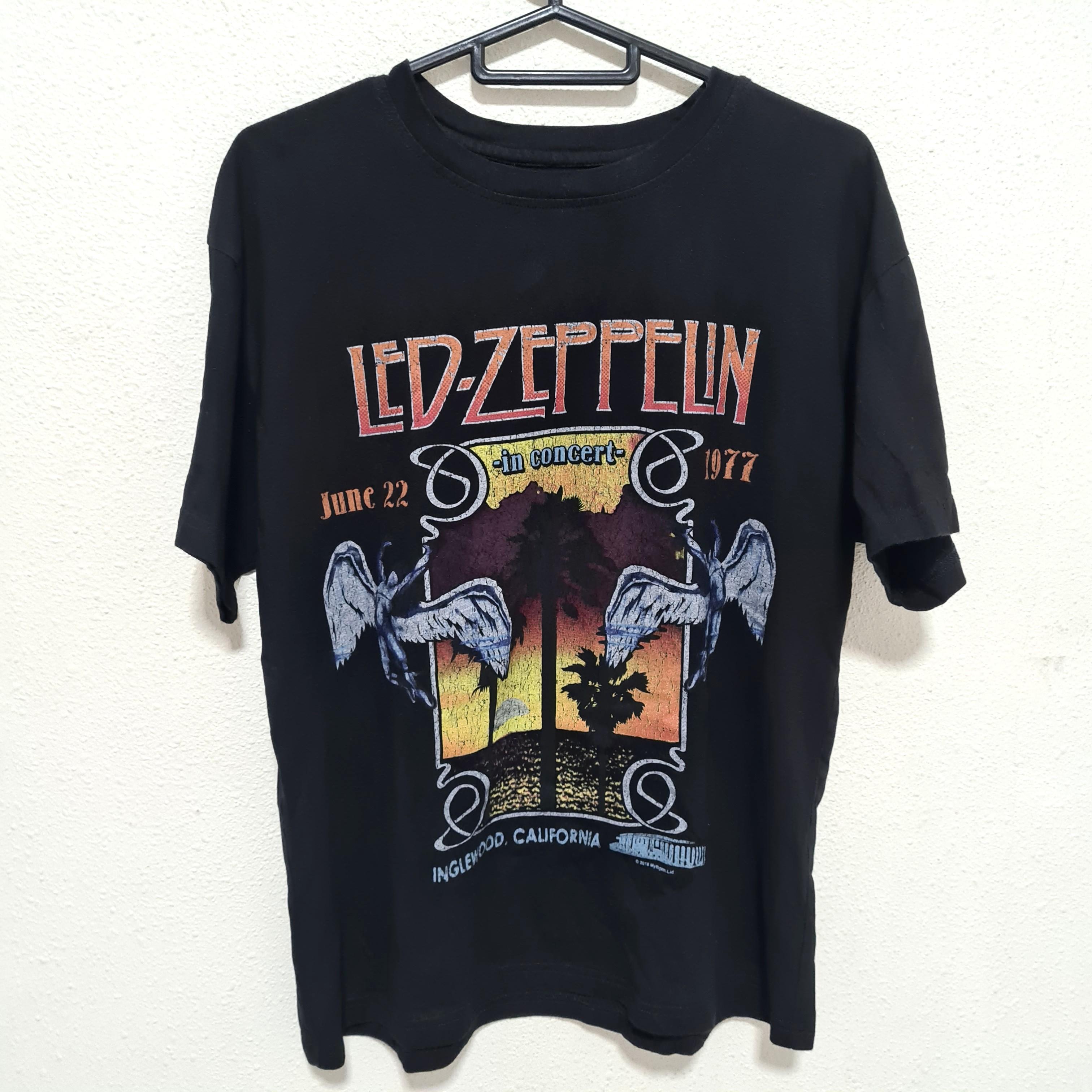 Led Zeppelin Tour Licensed Band Tee, Women's Fashion, Tops, Shirts on ...