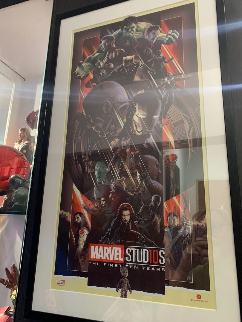 Marvel Studio First 10 years photo frame, Hobbies & Toys, Toys & Games ...