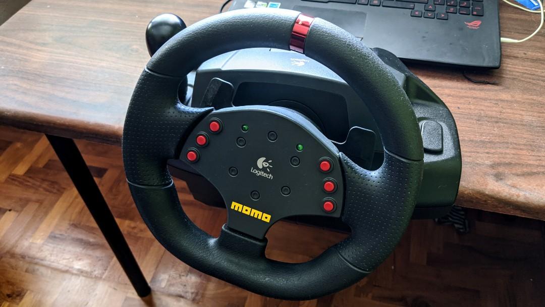 MOMO Racing Force Feedback Wheel, Video Gaming, Video Game Consoles ...