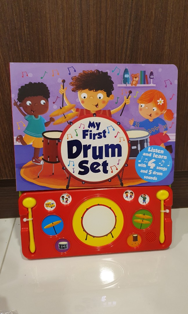 my first drum set (sound book), Books & Stationery, Children's Books on ...