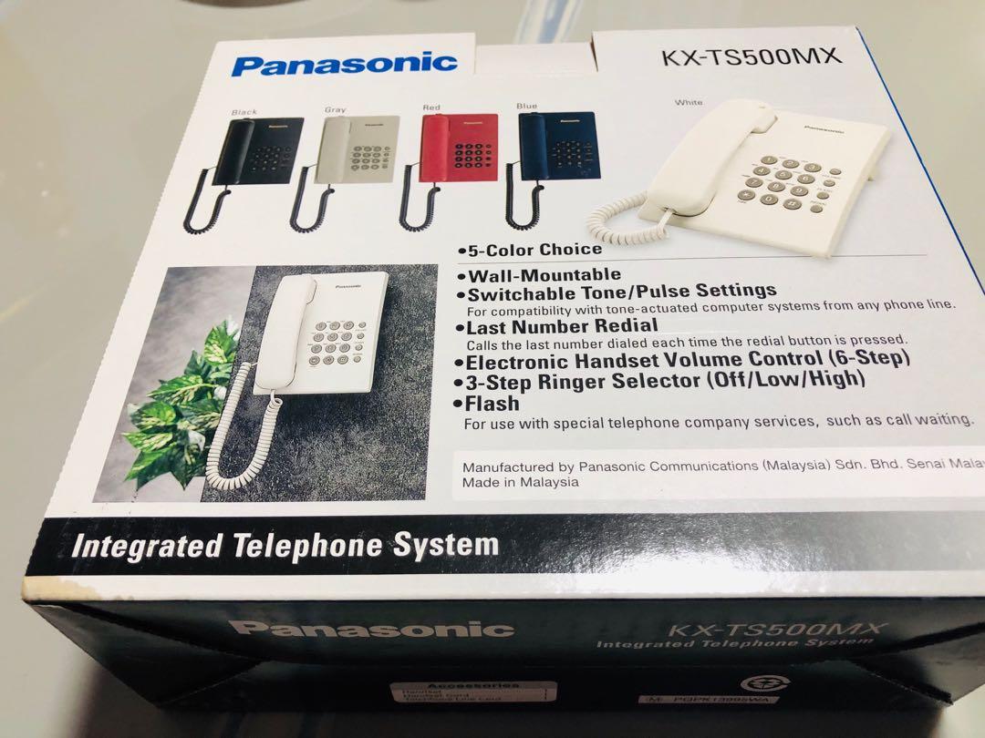 Panasonic Telephone - KX-TS500MX, Electronics, Others on Carousell