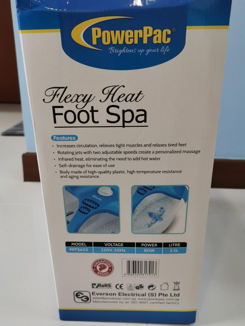Powerpac Flexy Heat Foot Spa, Beauty & Personal Care, Foot Care on ...