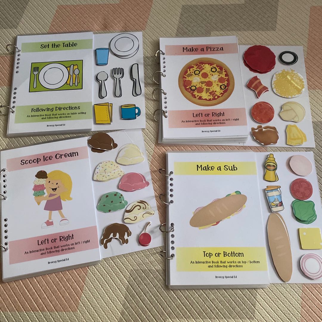 Quiet book with Velcro sticker for children toddler, Hobbies & Toys ...