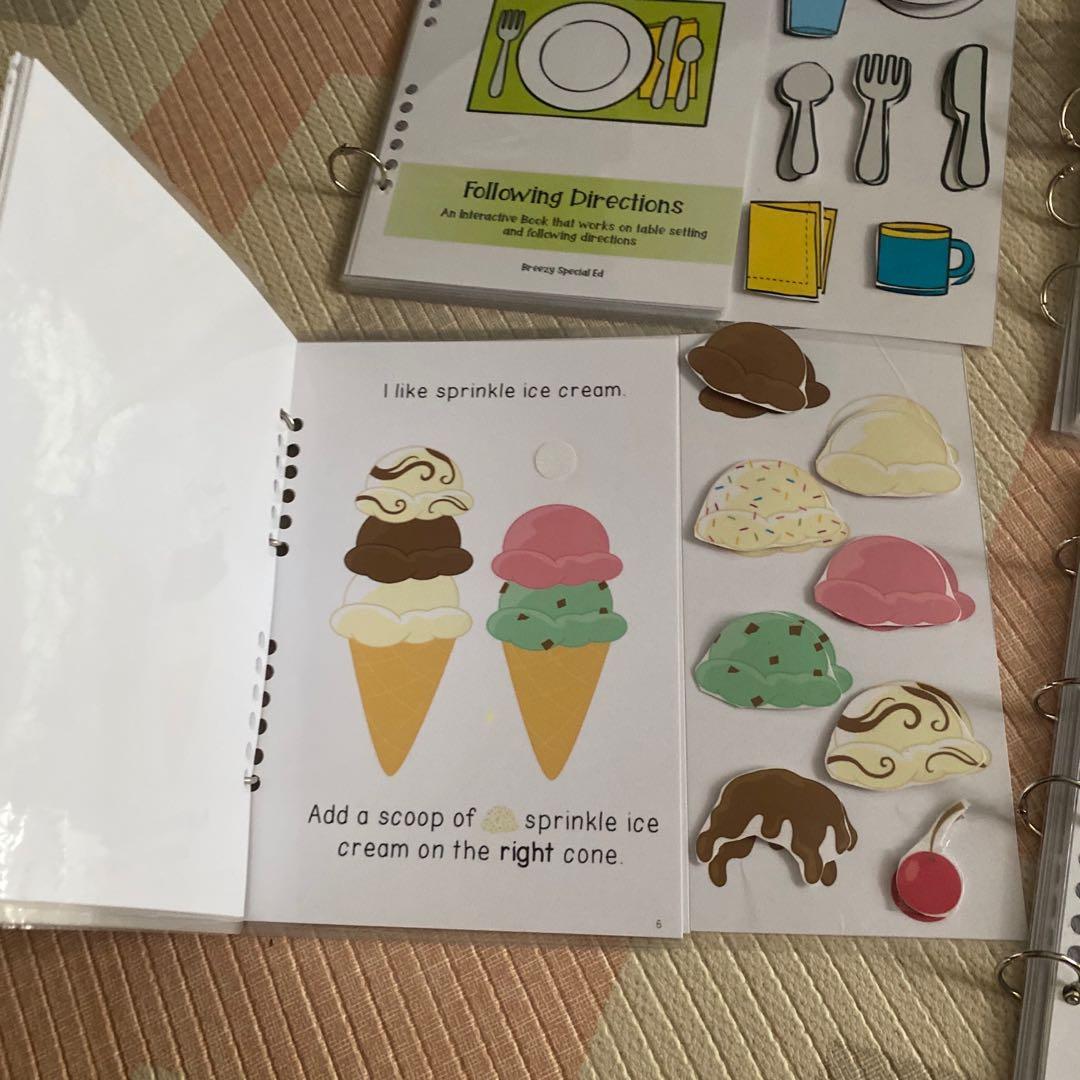 Quiet book with Velcro sticker for children toddler, Hobbies & Toys ...