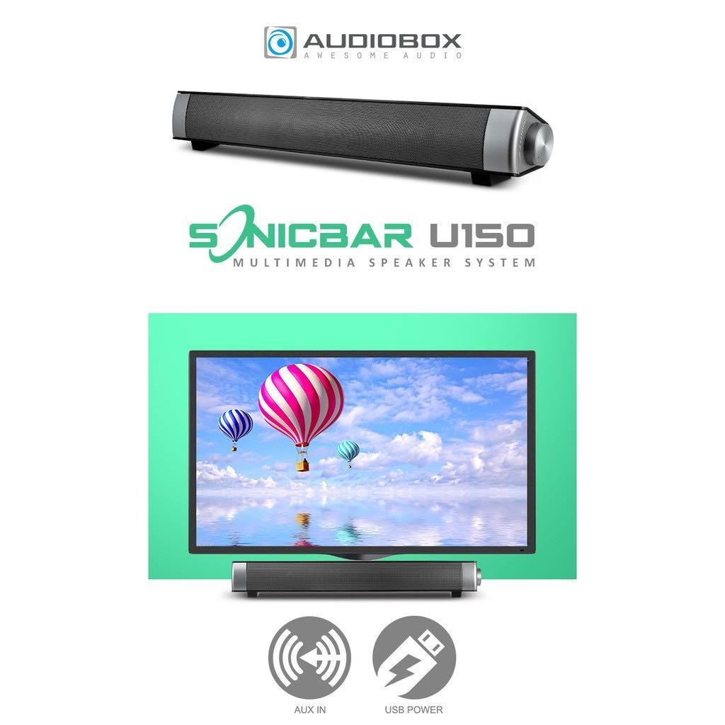 Sonicbar Soundbar Audiobox Speakers U150, Audio, Soundbars, Speakers ...