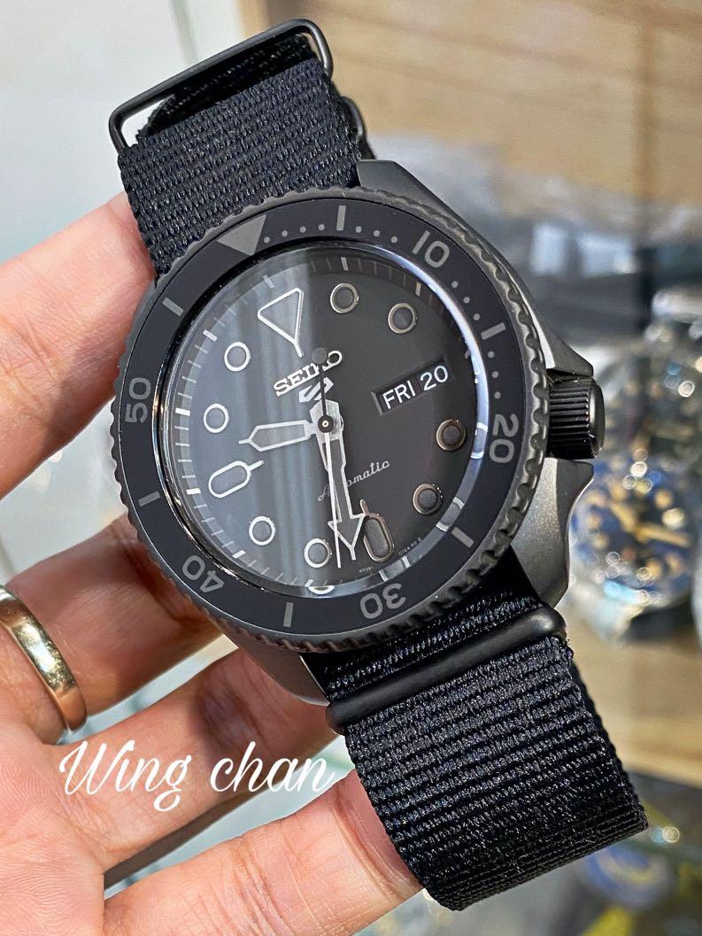 全新 有門市 SRPD79K1 SRPD79K SRPD79 SEIKO AUTOMATIC WATCH 5 精工自動錶 5號仔 黑鋼殼 ...