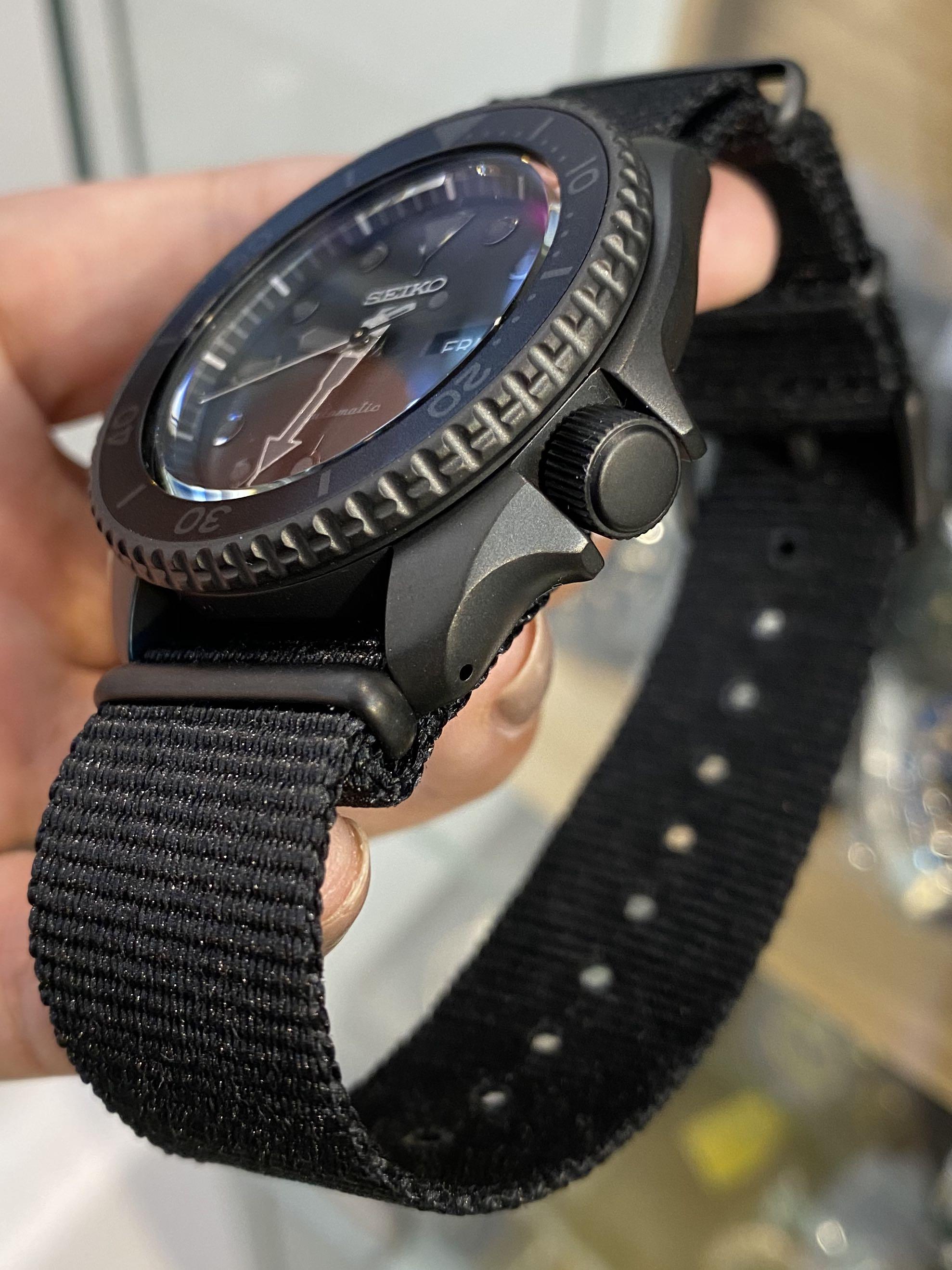 全新 有門市 SRPD79K1 SRPD79K SRPD79 SEIKO AUTOMATIC WATCH 5 精工自動錶 5號仔 黑鋼殼 ...