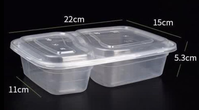 Food takeaway Take away plastic container tapao box bento box ...