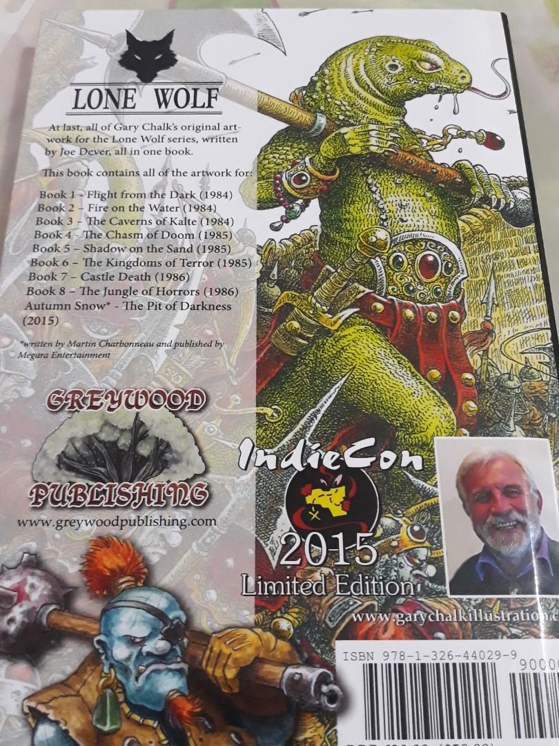 The Art of Lone Wolf Joe Dever, Hobbies & Toys, Books & Magazines ...