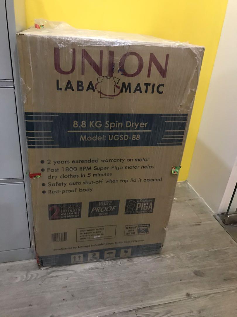 Union dryer, TV & Home Appliances, Washing Machines and Dryers on Carousell