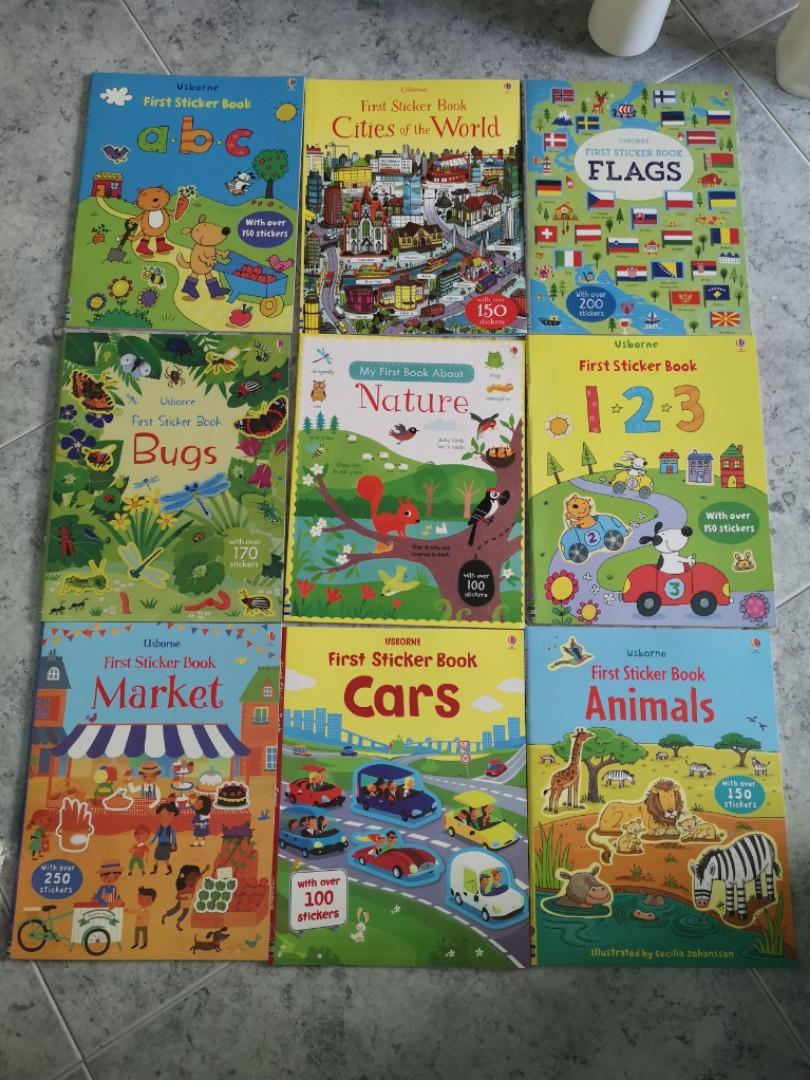 Usborne sticker book, Hobbies & Toys, Books & Magazines, Children's ...