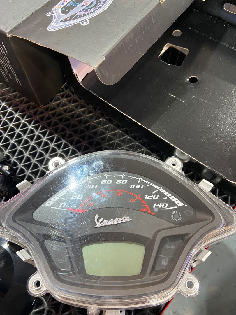 Vespa GTS 300 Speedometer, Motorcycles, Motorcycle Accessories on Carousell