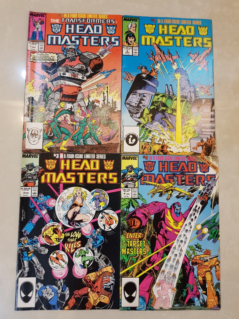 Vintage transformers headmasters comic, Hobbies & Toys, Memorabilia & Collectibles, Vintage ...