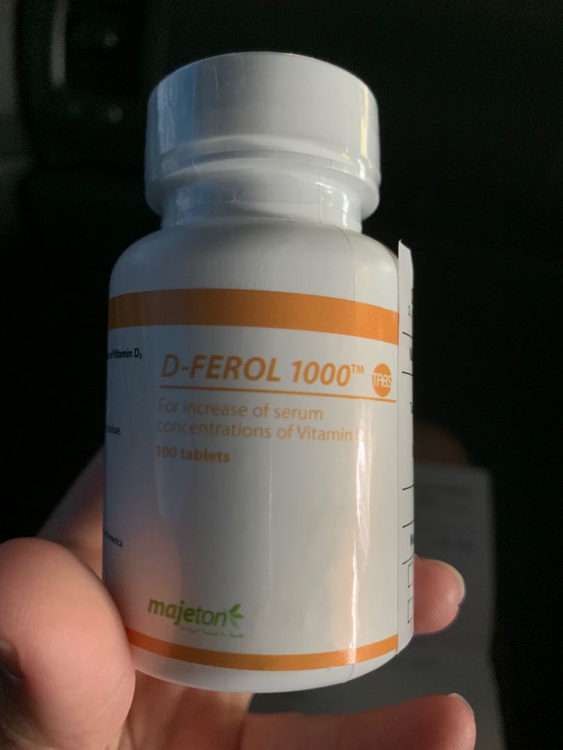 Vitamin D Ferol 1000mg, Health & Nutrition, Health Supplements ...
