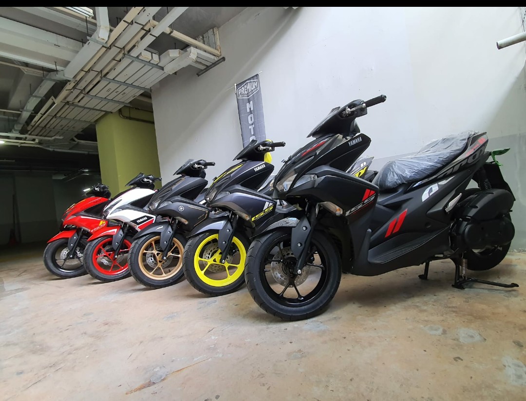 Yamaha Aerox, Motorcycles, Motorcycles for Sale, Class 2B on Carousell