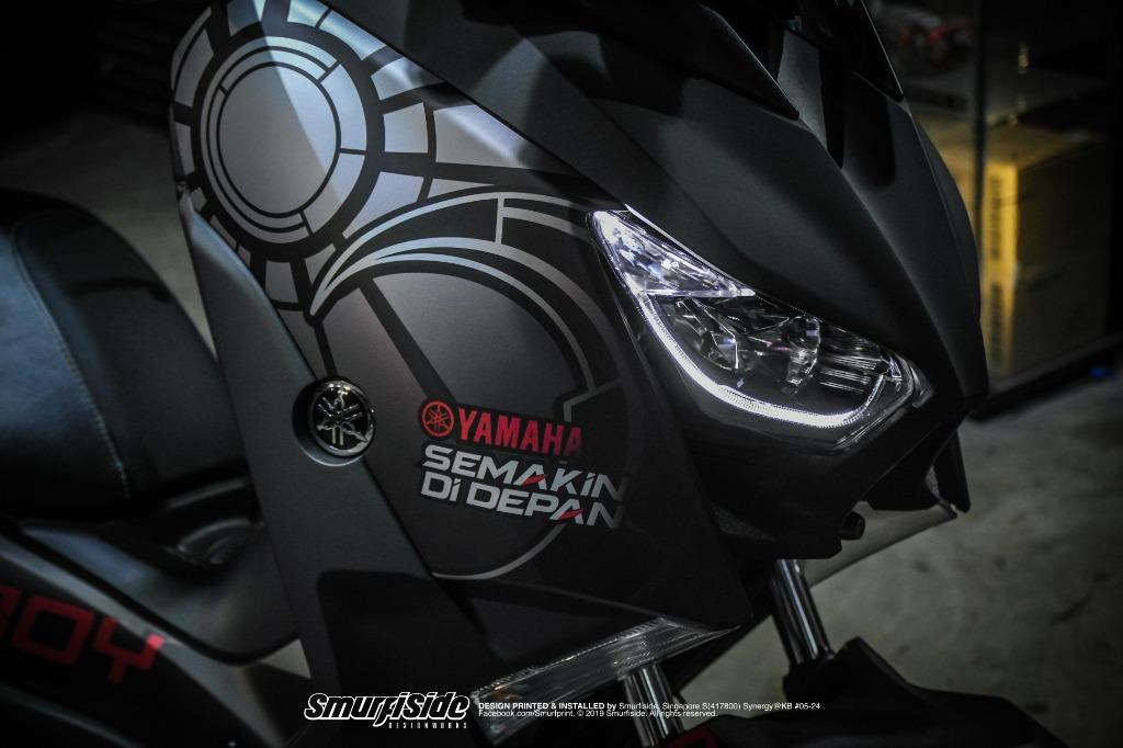 Yamaha Xmax Body decal with Design, Motorcycles, Motorcycle Accessories ...