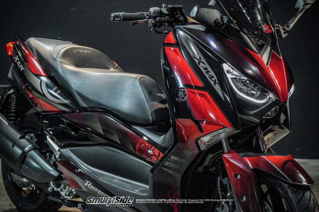 Yamaha Xmax Body decal with Design, Motorbikes, Motorbike Accessories ...