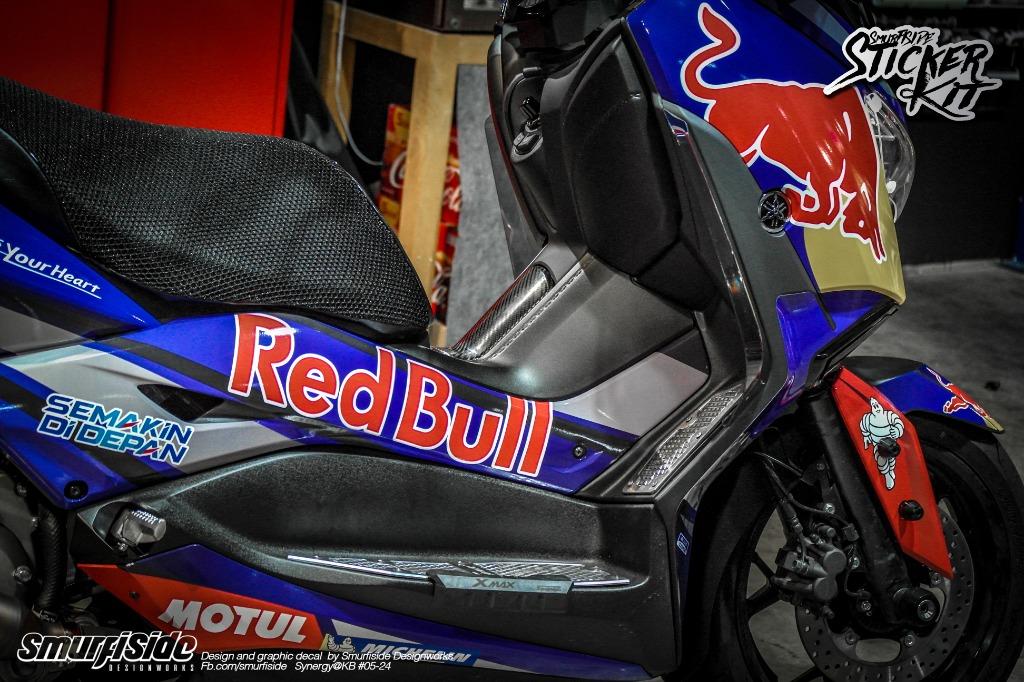 Yamaha Xmax Body decal with Design, Motorcycles, Motorcycle Accessories ...