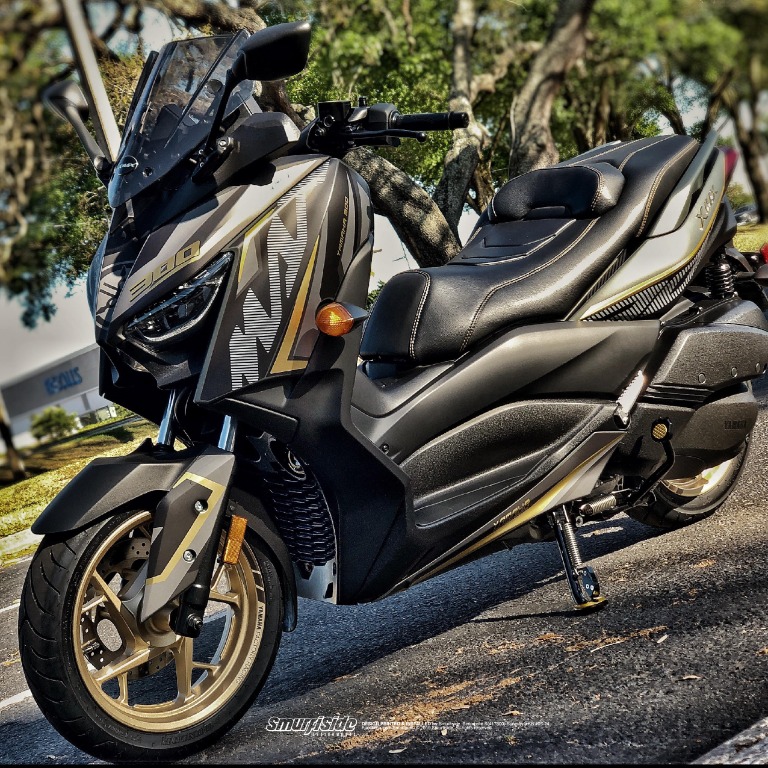 Yamaha Xmax Body decal with Design, Motorcycles, Motorcycle Accessories ...