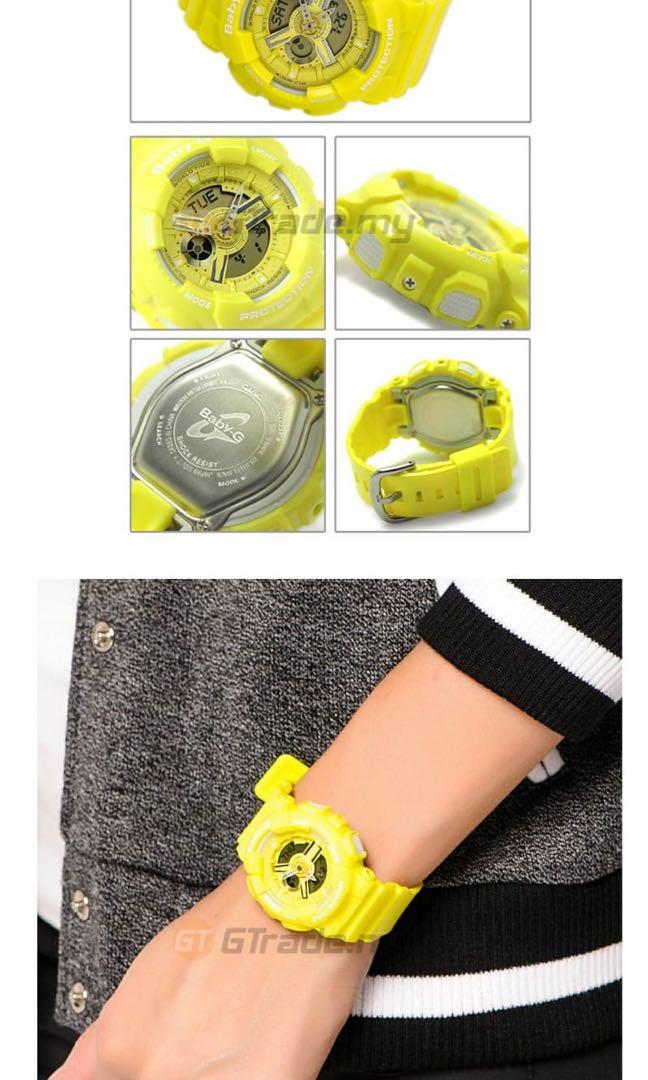 Yellow Casio G Shock Watch, Women's Fashion, Watches & Accessories ...
