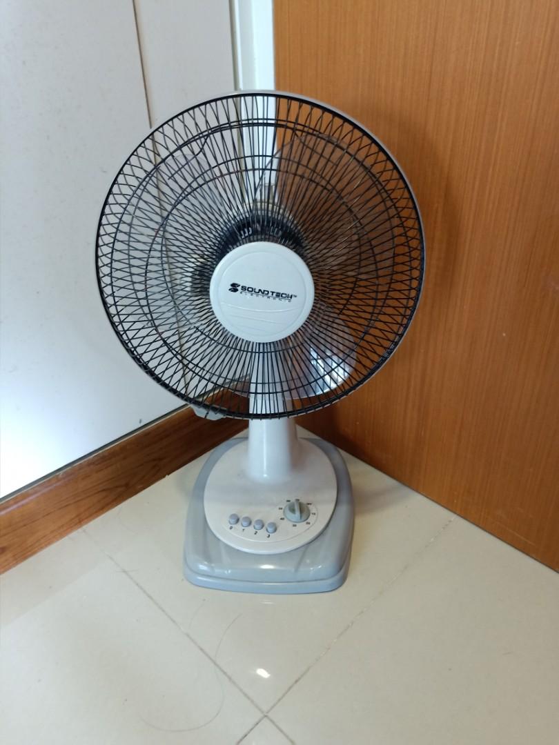 "12 full functional Soundtech table fan, Furniture & Home Living ...