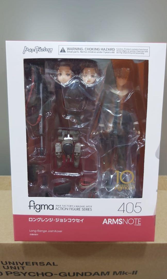 全新 未開 figma 405 armsnote Long-Range JoshiKosei 長射程女高中生 深井涼介 arms note #carouselljackpot, 興趣及遊戲 ...
